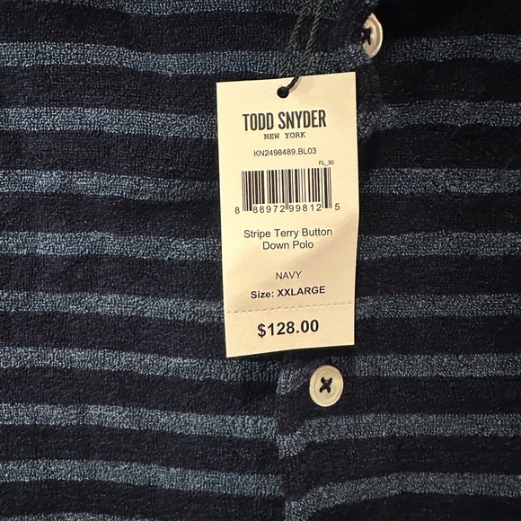 Todd Snyder | Shirts | Todd Snyder Terry Clothe Shirt Xxl Nwt Blue ...